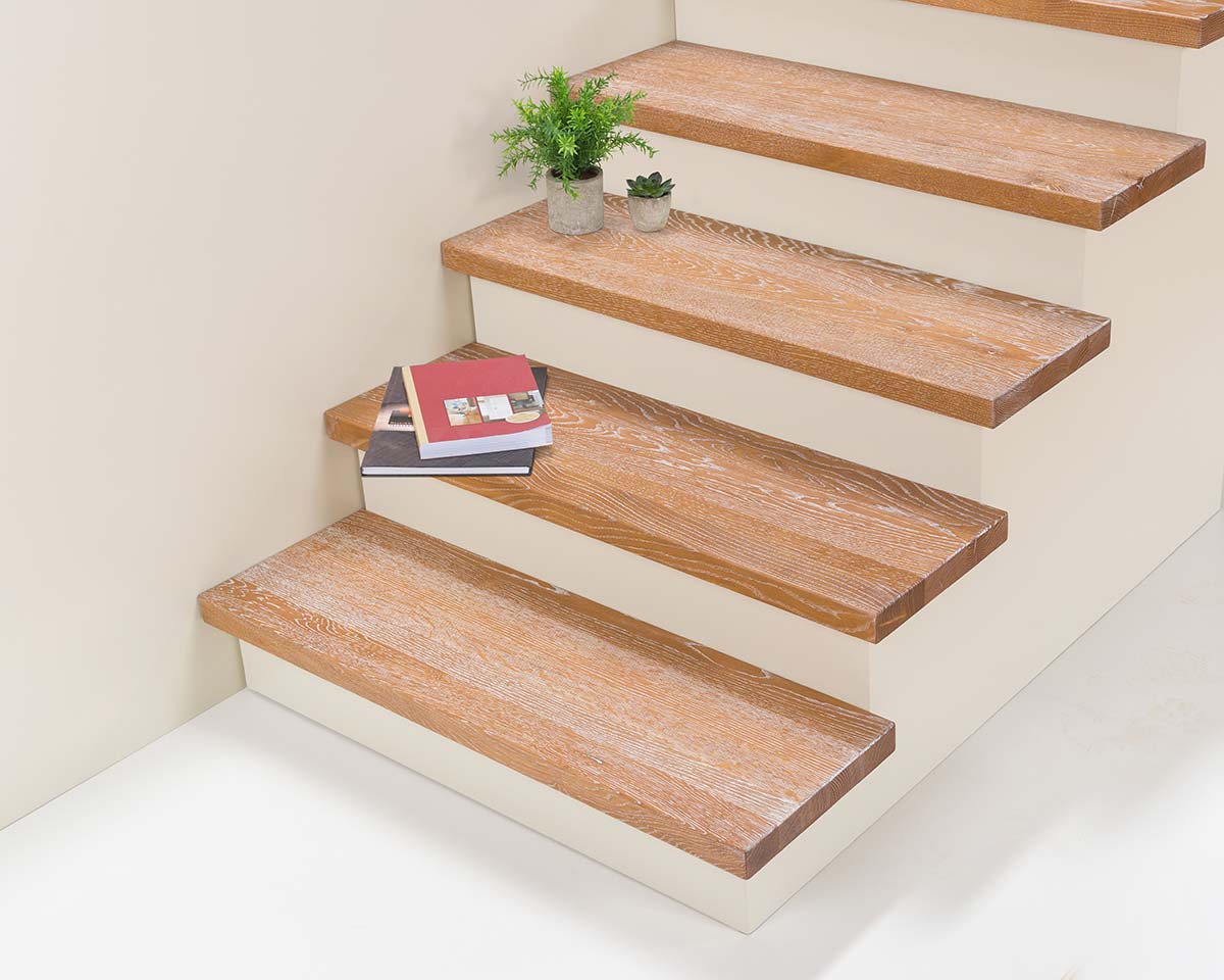 Treppenstufe Holz Urban White - online kaufen – Holzstufen Meyer